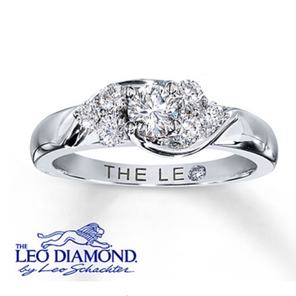 Leo Diamonds | Jewelry | Leo Diamond Round Cut Bridal Collection ...